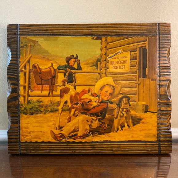 Accents | Sandy Gets A Lickin Print Of Charles Showalter | Poshmark